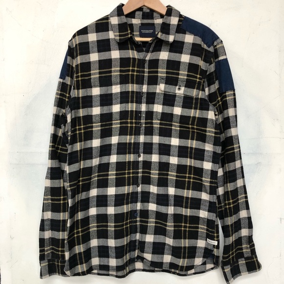 Scotch & Soda | Shirts | Scotch Soda Plaid Flannel Buttoned Down Shirt ...